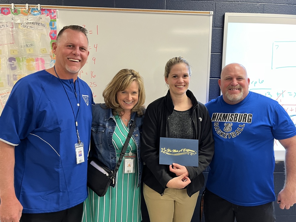 Allison Jaynes and Tim Fries Make A Difference | Miamisburg City School ...